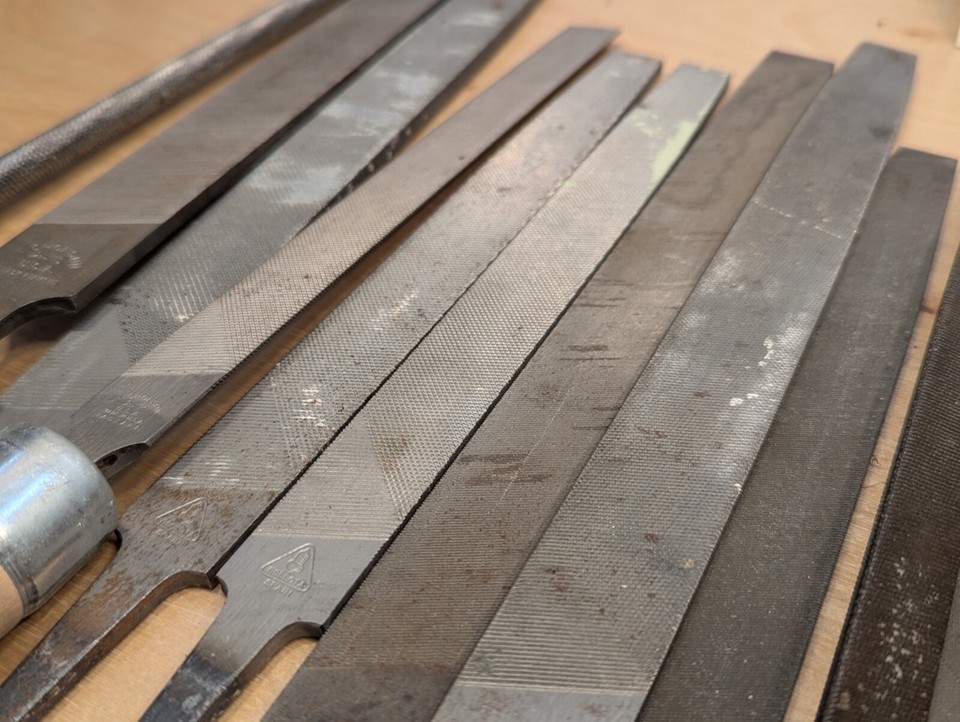 Vintage LOT 32 OF ASSORTED HAND Metal FILES NICHOLSON SIMONDS SANDVIK ...