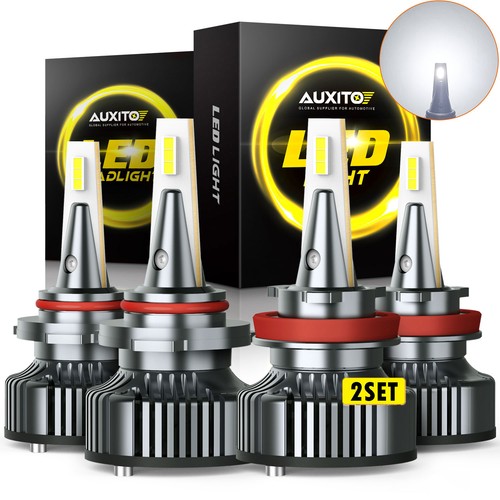 2set H11+9005 LED Headlight Kit For Nissan Altima 2002 2003-2006 High ...