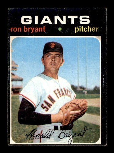 1971 Topps Baseball #621 Ron Bryant GD *e1 | eBay