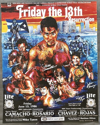 MIKE TYSON-REGGIE GROSS ORIGINAL ON SITE POSTER (1986) | eBay