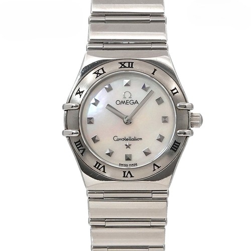 Omega Constellation Mini 1571/71 White Shell Dial Quartz Ladies Watch ...