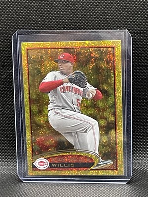 2012 Topps Gold Sparkle Cincinnati Reds Baseball Card #89 Dontrelle ...