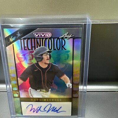 wade meckler Auto 4/9 Leaf Vivid #T-WM1 Silver Refractor 2023 | eBay
