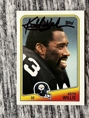 Keith Willis Signed PITTSBURGH STEELERS Card 1988 | eBay