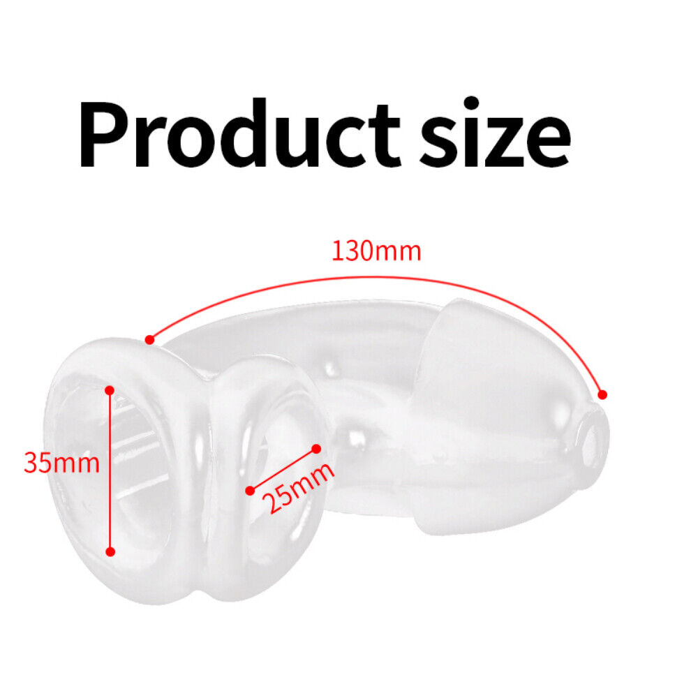 3 Colors Male Plug Chastity Device Belt Lock Cage Trainer Men ...