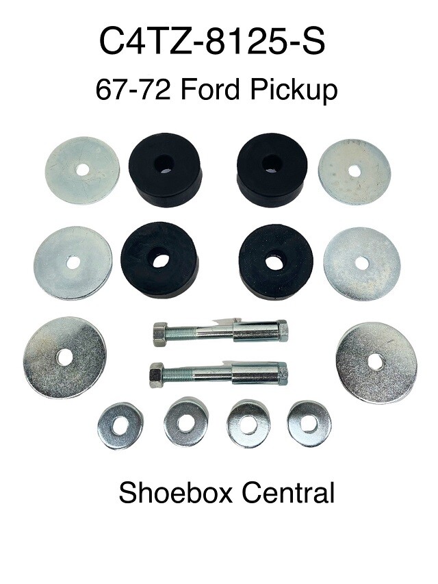 1967-1972 Ford Pickup Truck Radiator Core Support to Frame Hardware Pad ...