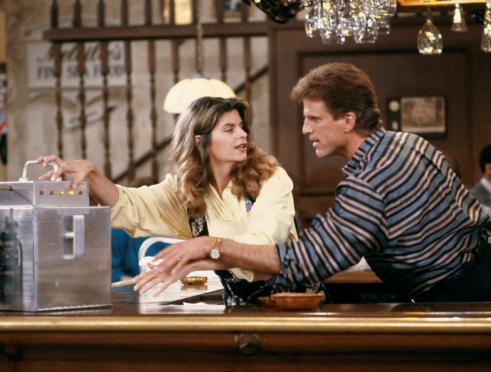 Kirstie Alley Cheers Ted Danson