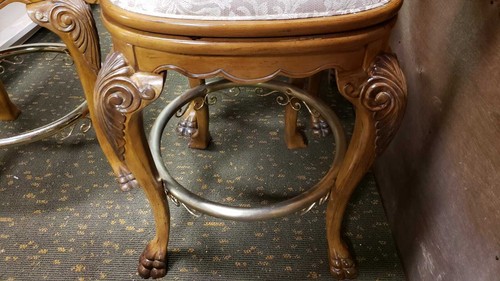 AICO by Michael Amini Eden pair of bar stools | eBay