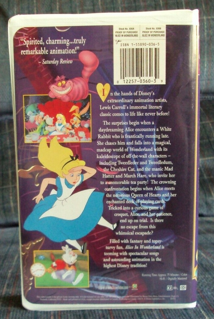 Alice I Eventyrland 1999 Vhs Mattias Sonnenberg. "Alice Imedemaal"