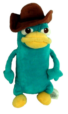 Disney Store Phineas & Ferb Perry The Platypus Agent P 16" Stuffed ...
