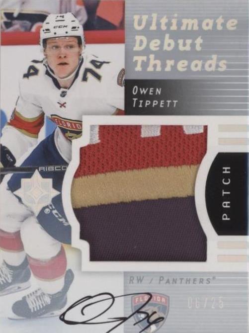 2017-18 Ultimate Collection - 2007-08 Retro Debut Threads Owen Tippett ...