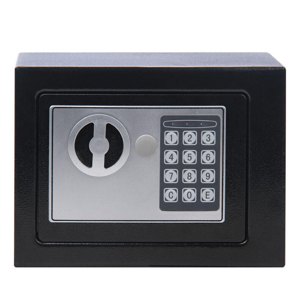 6.4L Electronic Digital Safe Box Security Key Lock Home Office Deposit ...