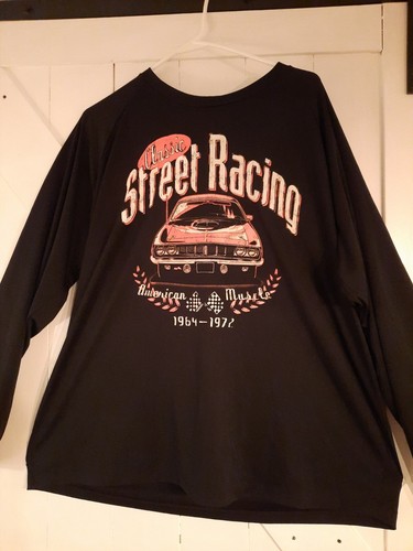 Vintage Street Racing T-shirt- Black XXL | eBay