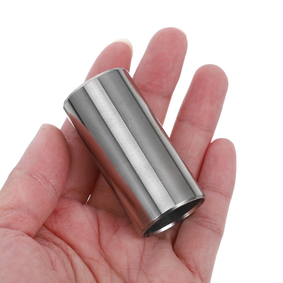 2x Medium Bottleneck Slide Electric Guitar Slide Stainless Steel Guitar ...