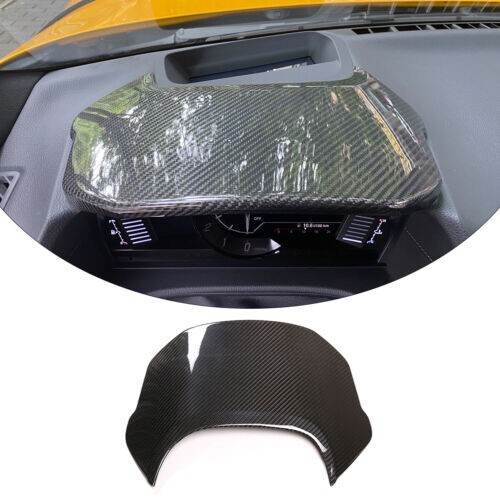 Real Carbon Fiber Central Control Instrument Panel Cover For GR Supra ...