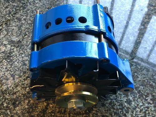 Blue 150 Amp BMW M3 Alternator AL140X 1987 - 1991 E30 powder coated ...