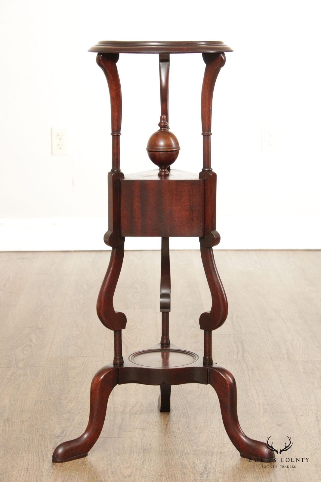 Antique English Georgian Mahogany Wig Stand | eBay