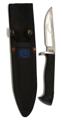 Rare COLT CT 20 Trailscout Hunter Fixed Blade Knife w/sheath | eBay