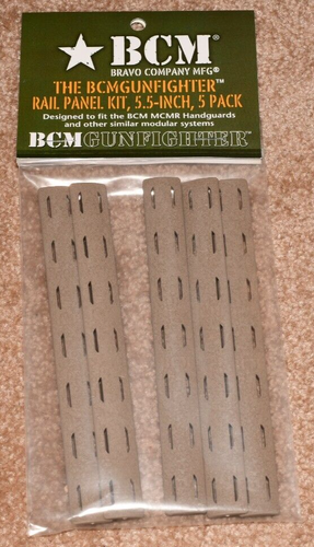 BCM Bravo Company Gunfighter PANEL COVERS 5.5" Ultra-slim M Lok 5 Pack ...