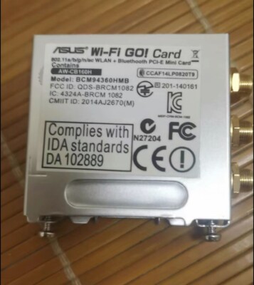 AW-CB160H 3T3R WIFI GO Card Bluetooth For Asus X99 Z170 DELUXE - NO ...