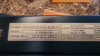 CSI SCHNEIDER 7756-C PROCESS CONTROL UNIT INDUSTRIAL AUTOMATION | eBay