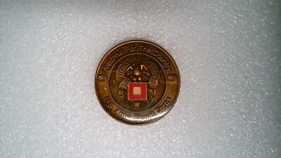 CHALLENGE COIN U.S. ARMY SIGNAL CORPS WATCHFUL FOR THE COUNTRY TEAM ...
