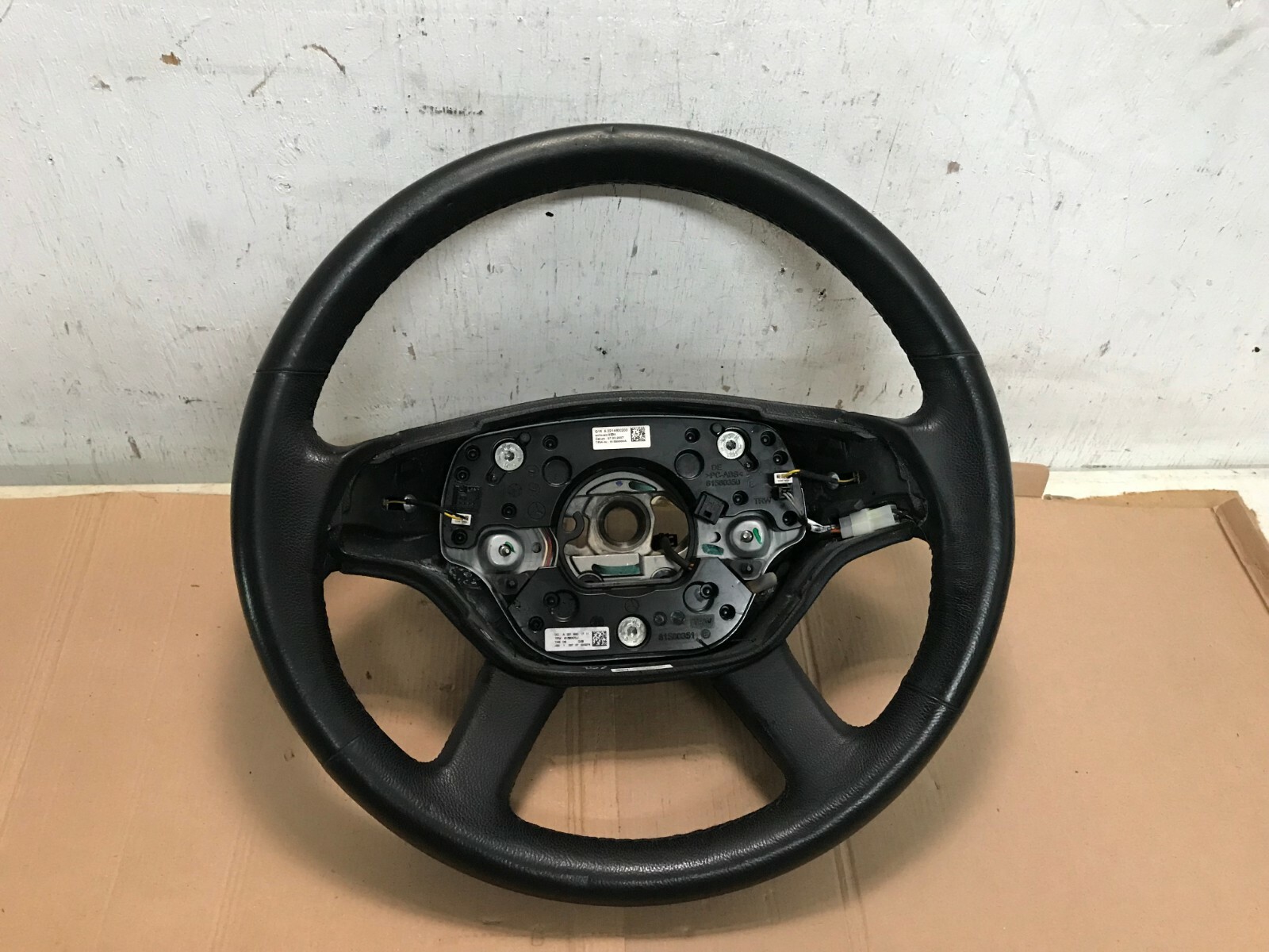 OEM MERCEDES BENZ S550 CL550 07-09 W221 STEERING WHEEL BLACK | eBay