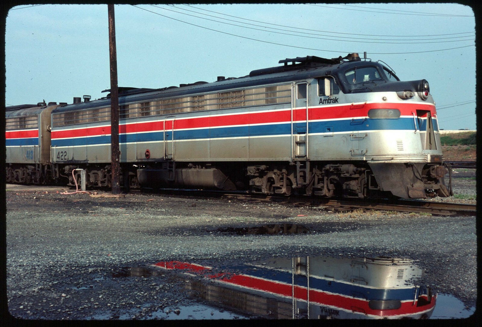 Original Rail Slide - AMTK Amtrak 422 Washington DC 5-2-1976 | eBay