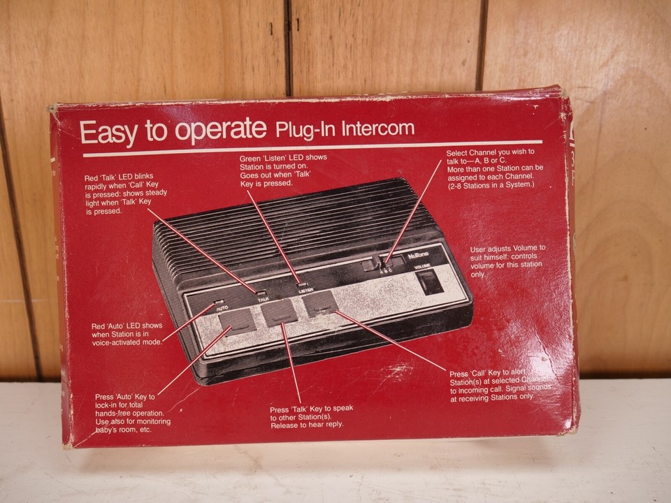 NEW NuTone Plug-In 3 Channel Intercom IM-110 | eBay