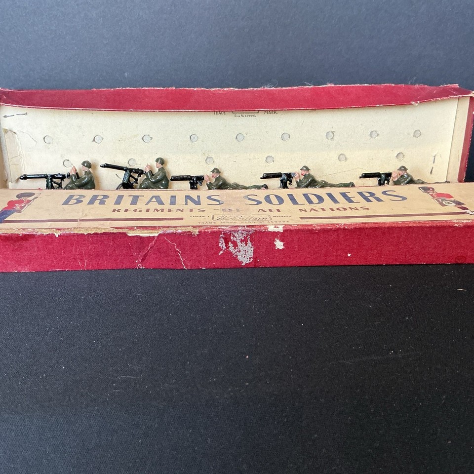 BRITISH MACHINE GUNS No. 1318, (5) Figures 1934-1941 | eBay