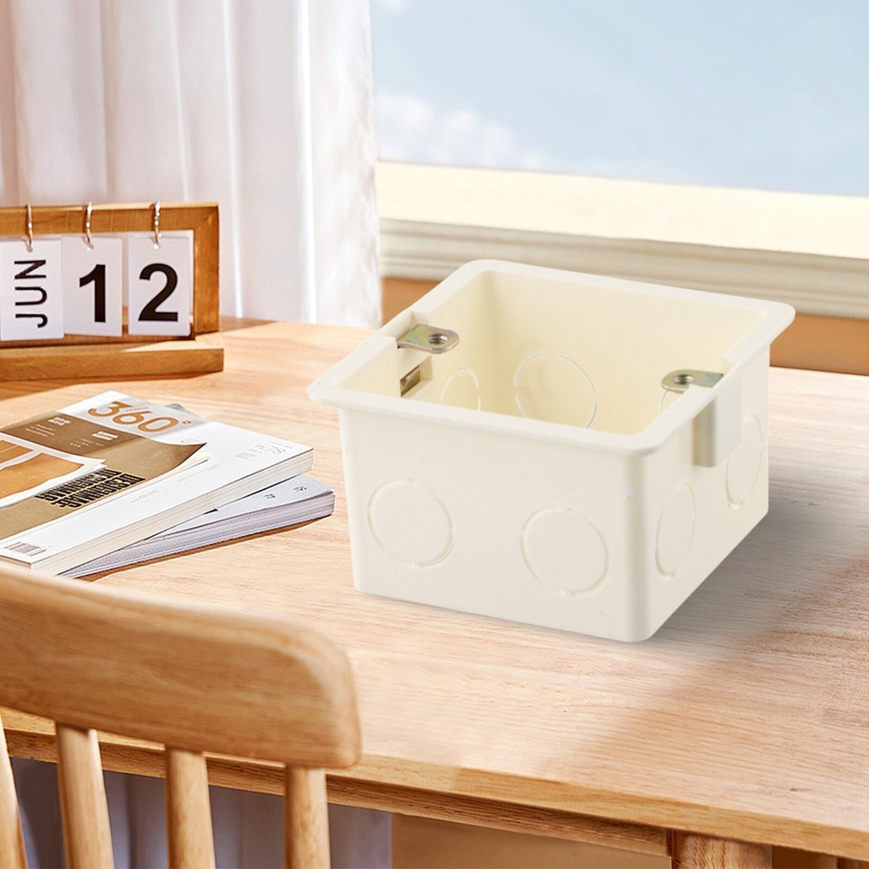 Slim Pattress Back Box for Wall Sockets and Light Switches Concealed ...