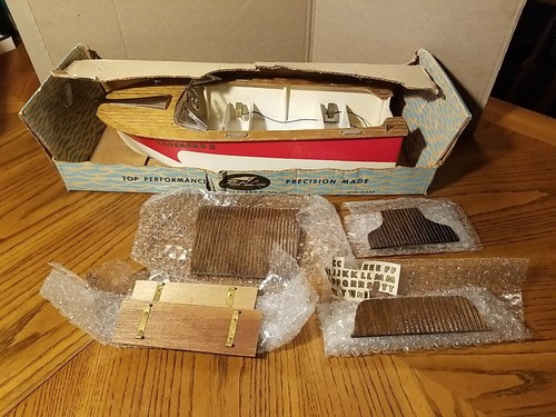 Vintage Fleet Line 325 Vagabond Battery Op Boat with ORIGINAL BOX | eBay