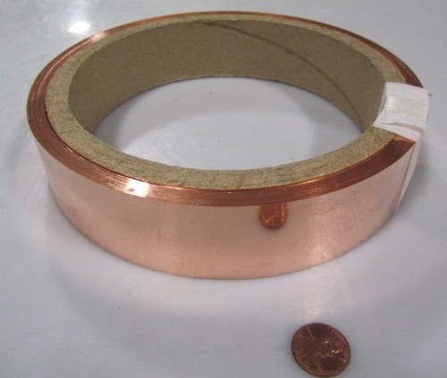 110 Copper Foil Soft Temper .005" Thick x 1 1/2" Wide x 100 Foot Length ...