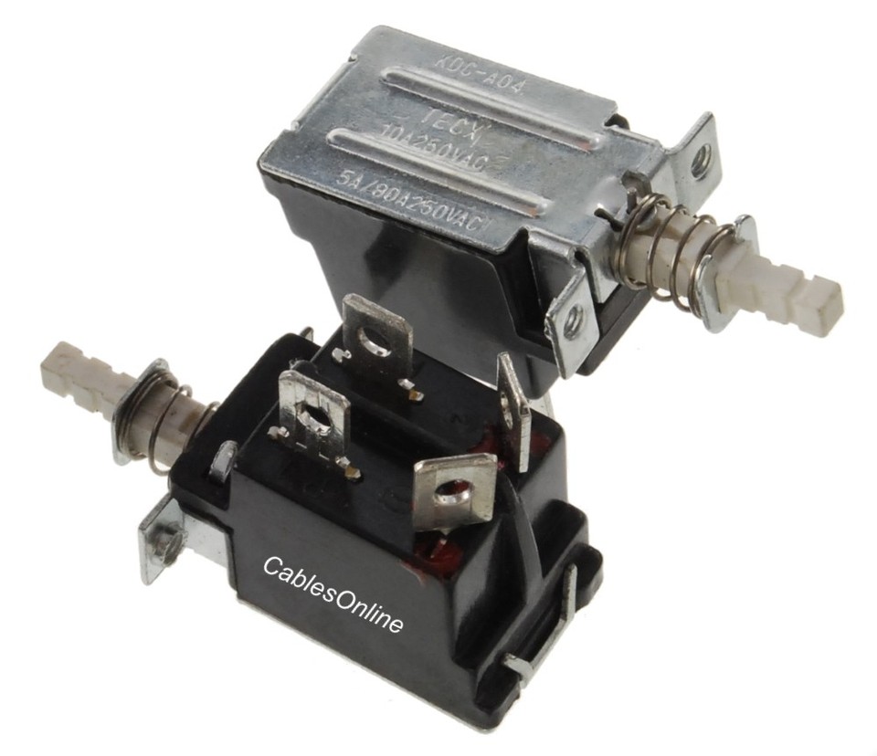 2-Pack Replacement AT Power Supply Push Button Switch - CablesOnline PS ...