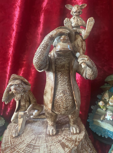 Disney Splash mountain big figure Brer Rabbit bear fox 16 inch entrance ...