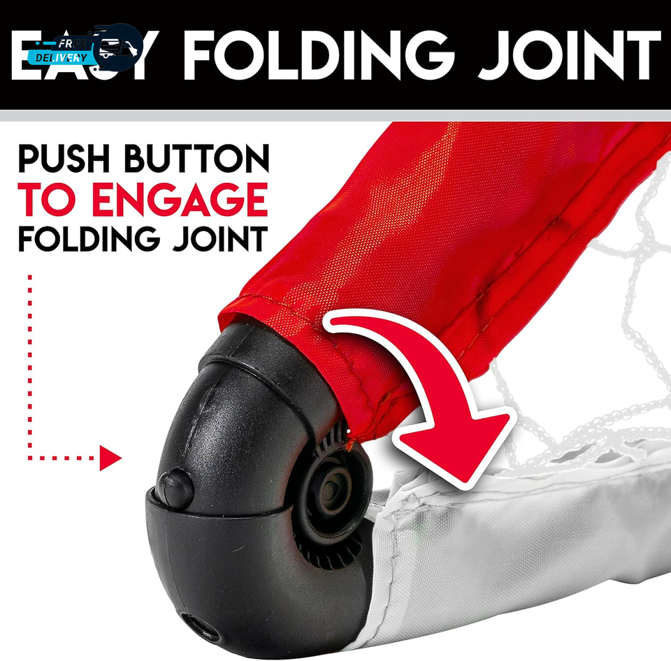 NHL Hockey Goal Set with 2 Sticks and Ball/Puck – Kids Practice Set ...