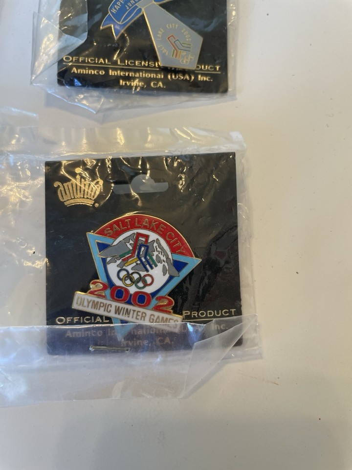 X9 Pin Lot 2002 NEW Aminco Salt Lake City Olympic Pins NEW Salt Lake ...