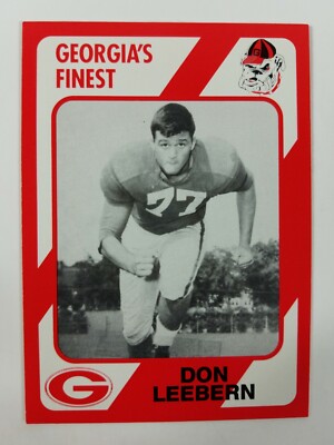 Don Leebern Georgia Bulldogs UGA Dawgs 89 Collegiate Collection ...