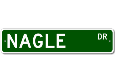 Nagle Drive Street Sign Personalized Custom Last Name Metal Sign ...