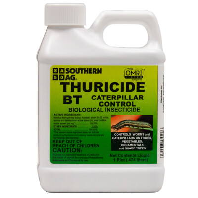 Southern AG Thuricide BT Caterpillar Control 16oz Bacillus ...