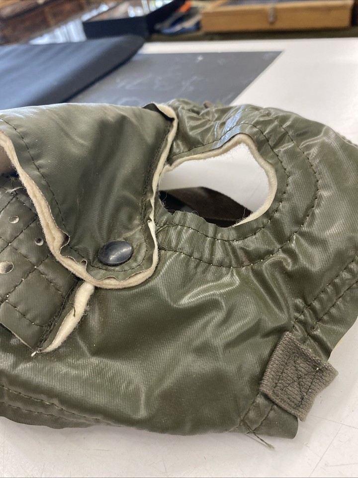 Vintage USGI Military Extreme Cold Weather Insulated Face Mask OD Green ...