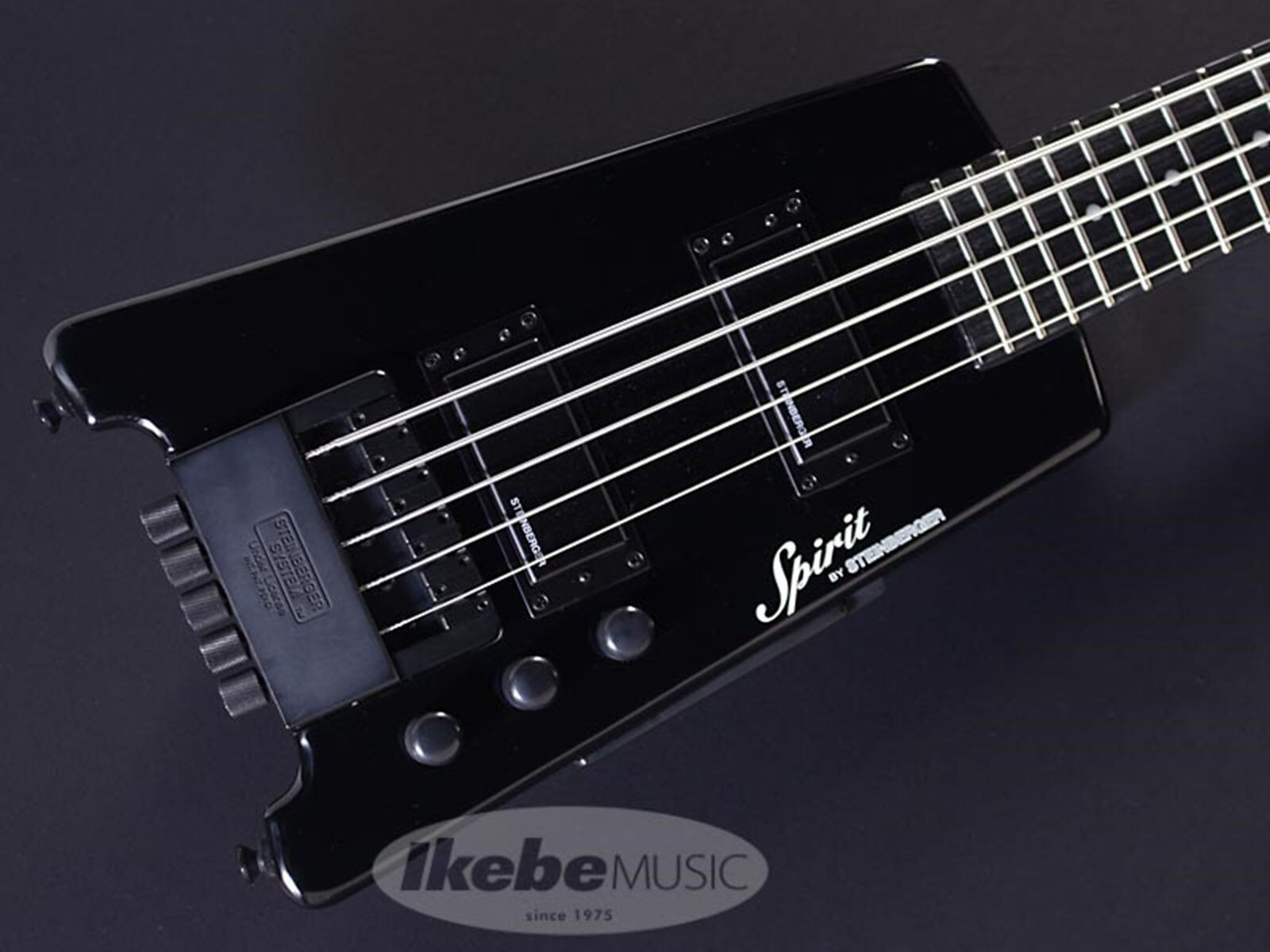 STEINBERGER Spirit XT-25 5-Strings Bass Black Headless Electric Bass ...