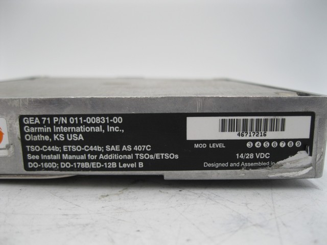 Garmin GEA 71 Interface Unit - Engine Analyzer for sale online | eBay