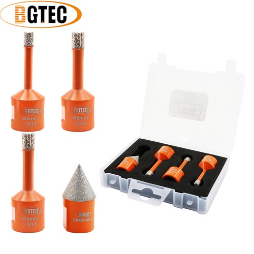 M14 Diamond Tile Drill Bit Set Hole Saw kit for Porcelain Beveling ...