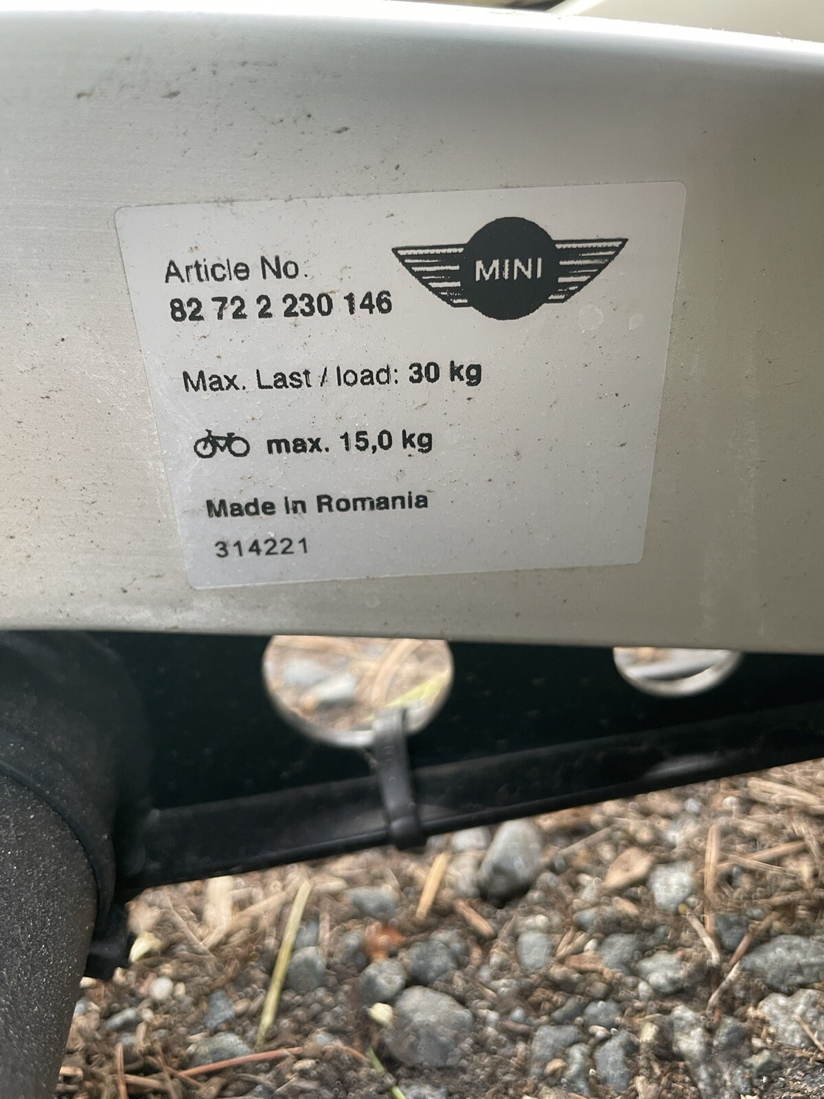 Genuine MINI Countryman Rear Bike Rack R60 R61 for sale online | eBay