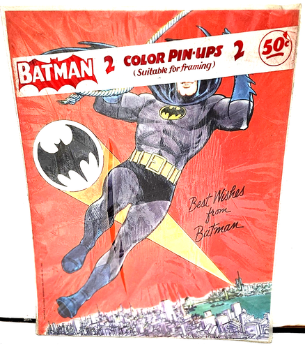 Vintage 1966 Batman & The Riddler Color Pinup Posters 11 x 14 DC Comics ...