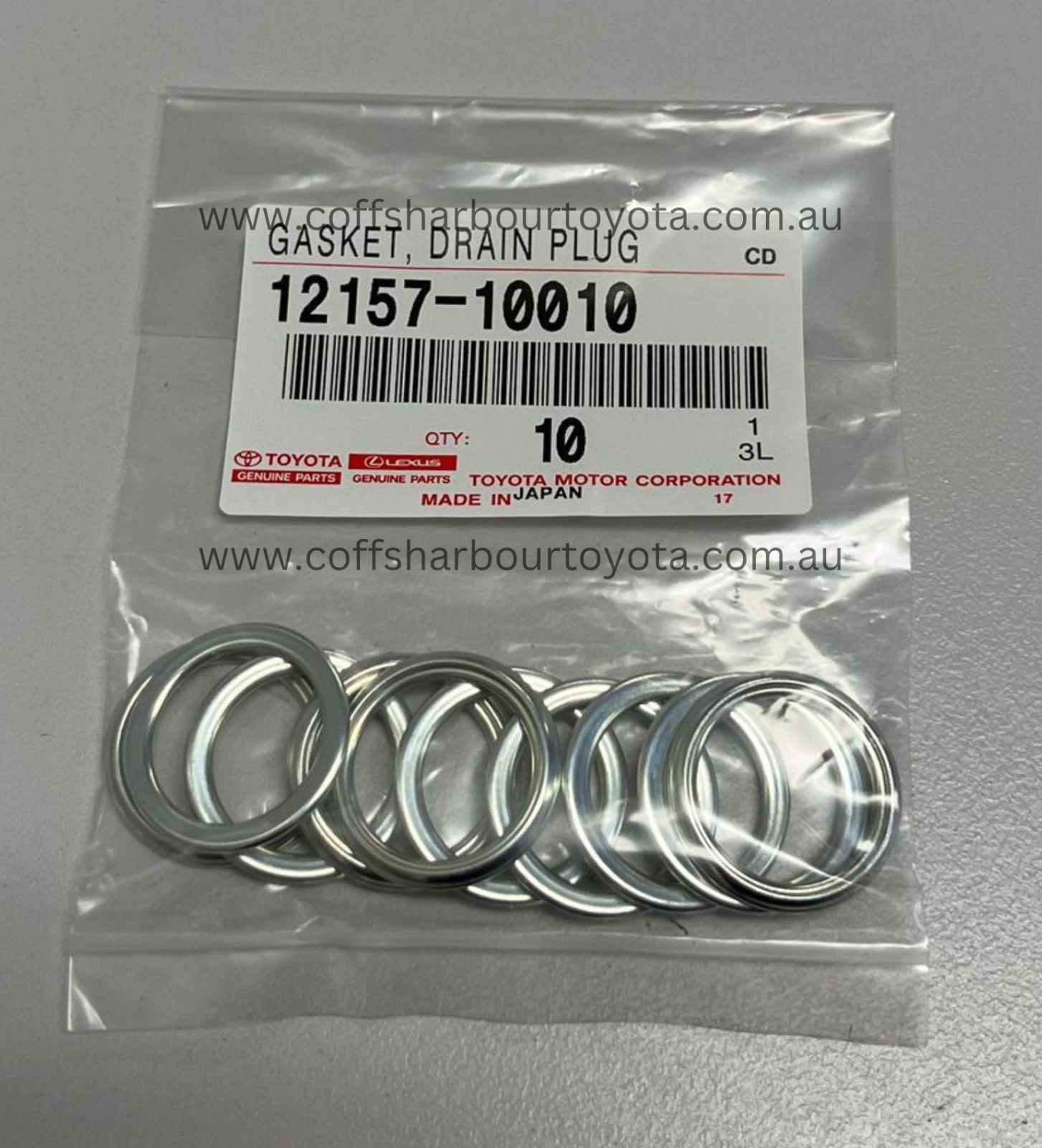 Genuine Toyota Diff Washers - 10 Pack - 1215710010 | eBay