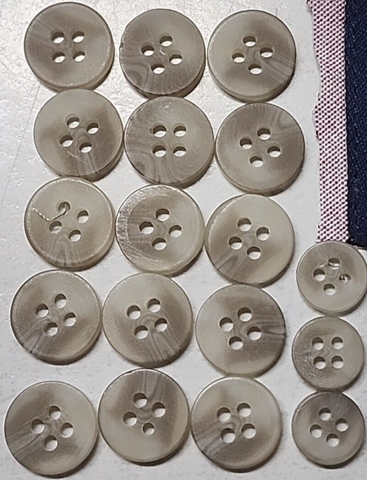 Wrangler Classic Men's Shirt Replacement Buttons (15 shirt, 3 Collar ...