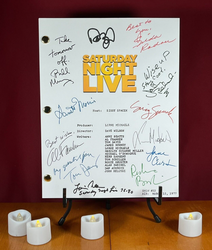 Saturday Night Live Script Signed- Autograph Reprints- Billy Murray ...