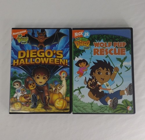 Nickelodeon Go Diego Go! Diego's Halloween & Wolf Pup Rescue Dvds | eBay